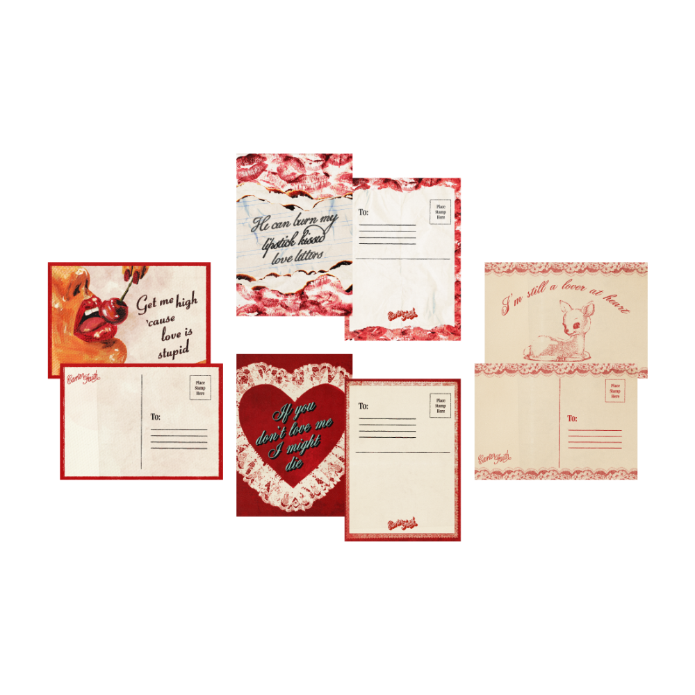 Love Letter Postcard Collection - Carter Faith Official Store